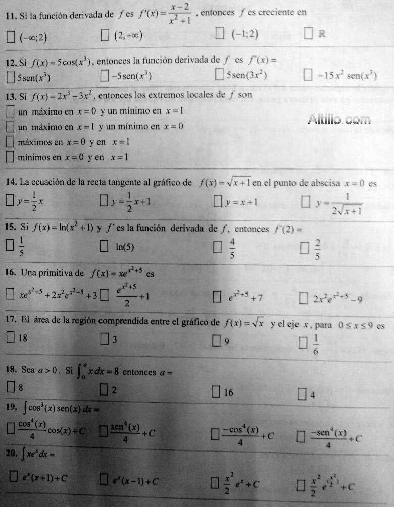 UBA - CBC - Matematica - Examen Libre - 2013